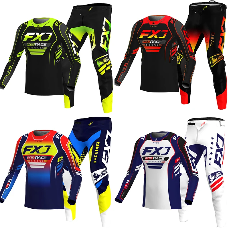 NEW 2026 FXJ red enduro motocross jersey and pants mx gear set ...
