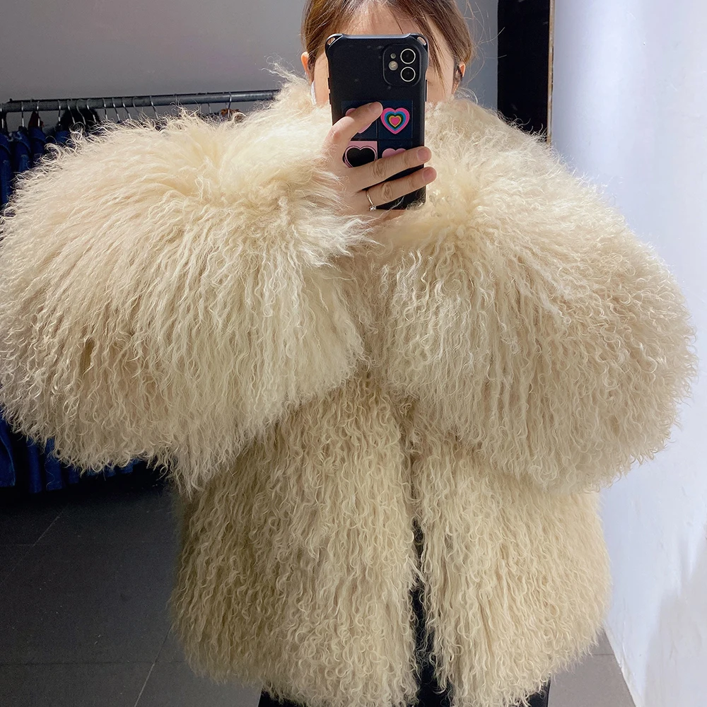 YOLOAgain-More-Colors-High-Collar-Real-Mongolia-Sheep-Fur-Jacket-Women ...