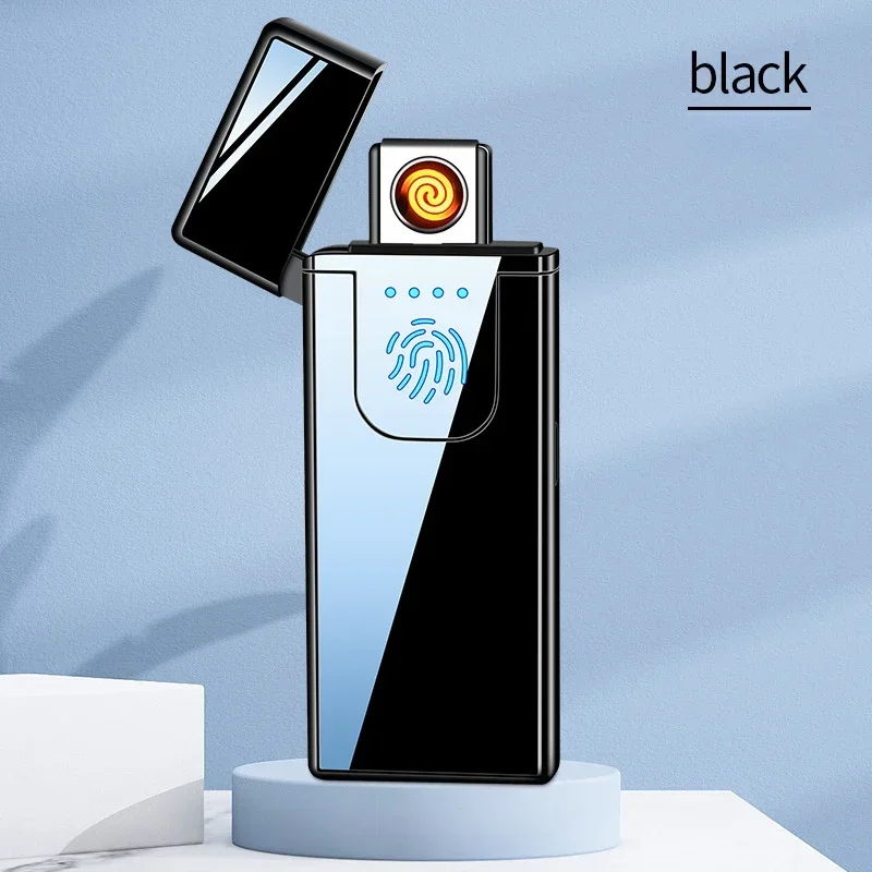 2024-Plastic-Touch-Sensitive-Electric-Lighter-Usb-Rechargeable-Double ...
