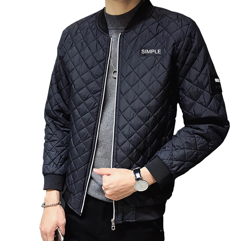 Zipper Men Jackets Autumn Winter Casual Fleece Coats Fashion Male ...