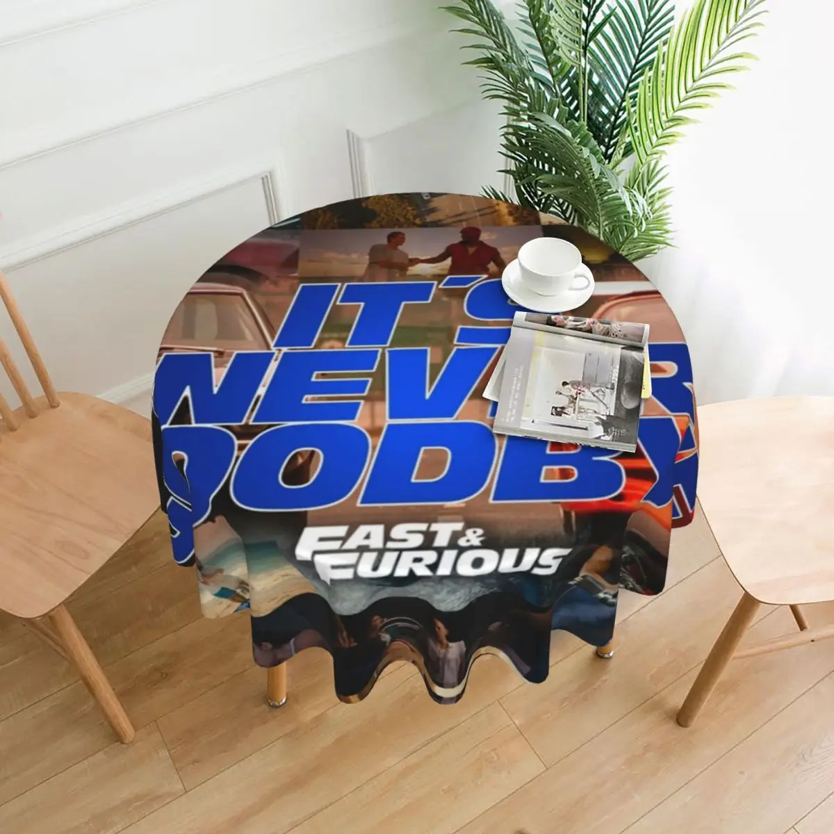Fast & Furious IT'S NEVER GOODBYE Mantel redondo impermeable Mantel a ...