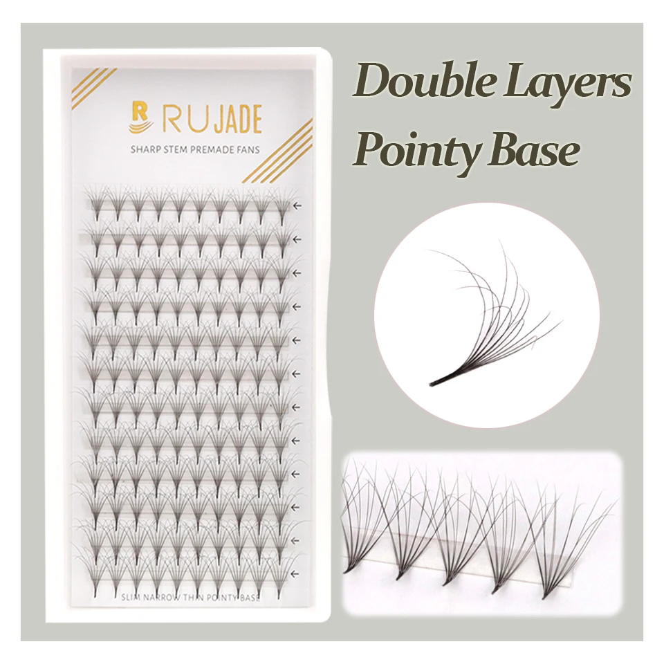 RUJADE-New-Arrival-Double-Layers-Premade-Fans-Pointy-Base-Lashes-Russian-Volume-Fans-False ...