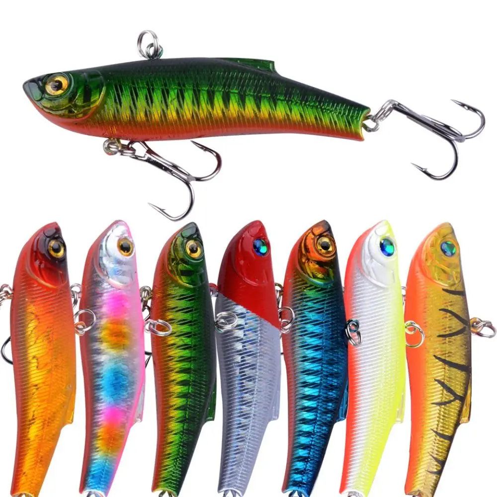 1PC-Professional-Fishing-Jig-Lure-7cm-18g-Sinking-Artificial-Rattlin-Vibration-VIB-Hard-Bait ...