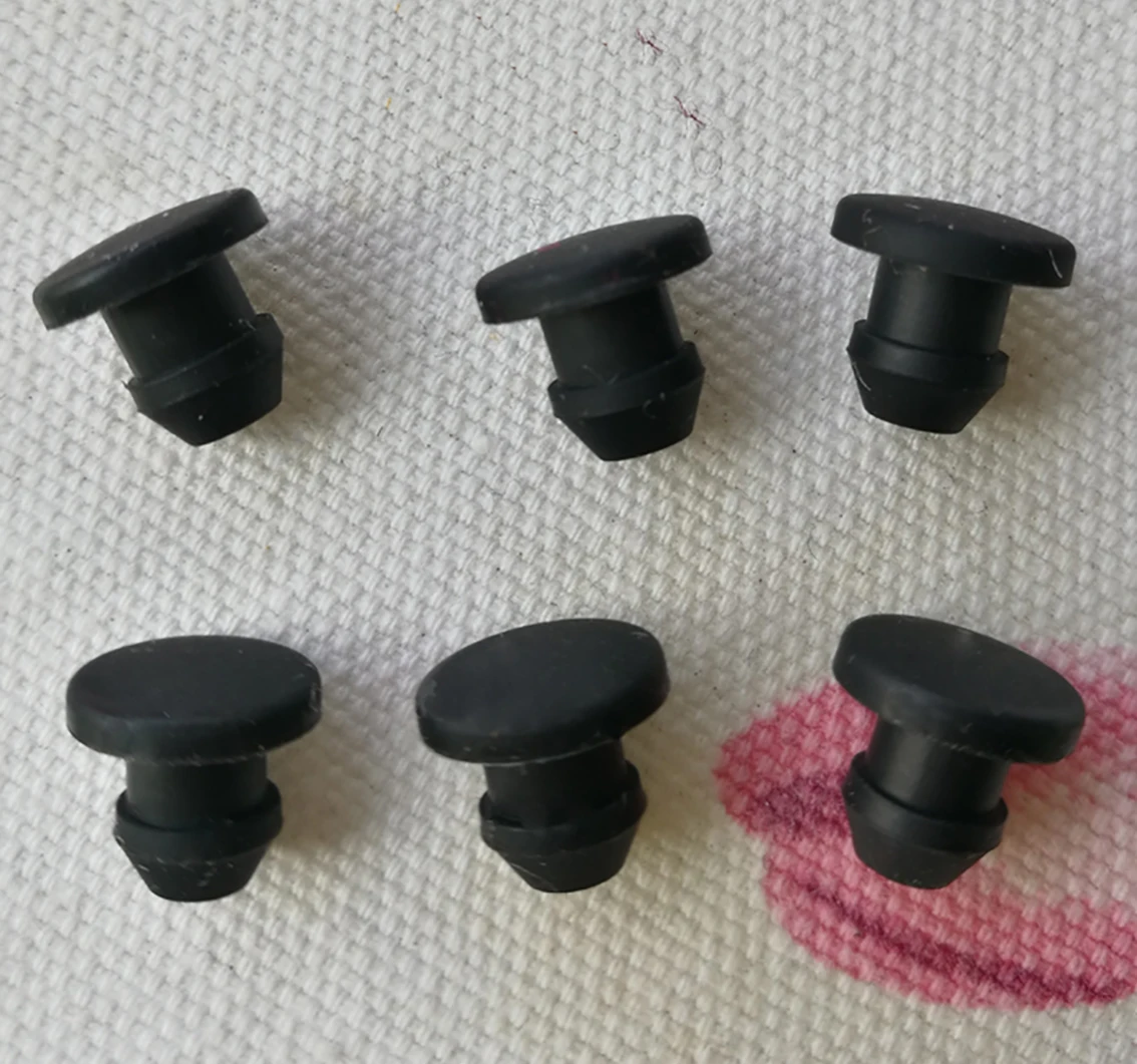 Black-4-5mm-5mm-5-5mm-50-6mm-Silicone-Rubber-Hole-Caps-T-Type-Plug ...