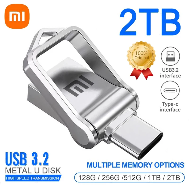 Xiaomi-USB-3-2-2TB-Flash-Drive-High-Speed-USB-1TB-512GB-Type-C ...