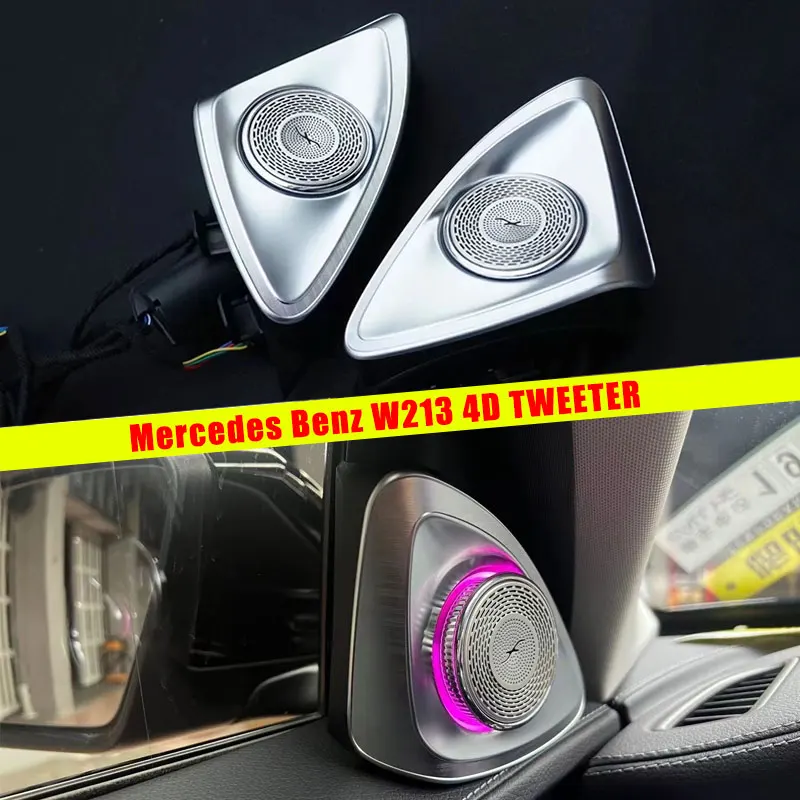 Speaker-LED-For-Benz-E-Class-W213-Plug-And-Play-Sync-64-Color-Cover-3D ...