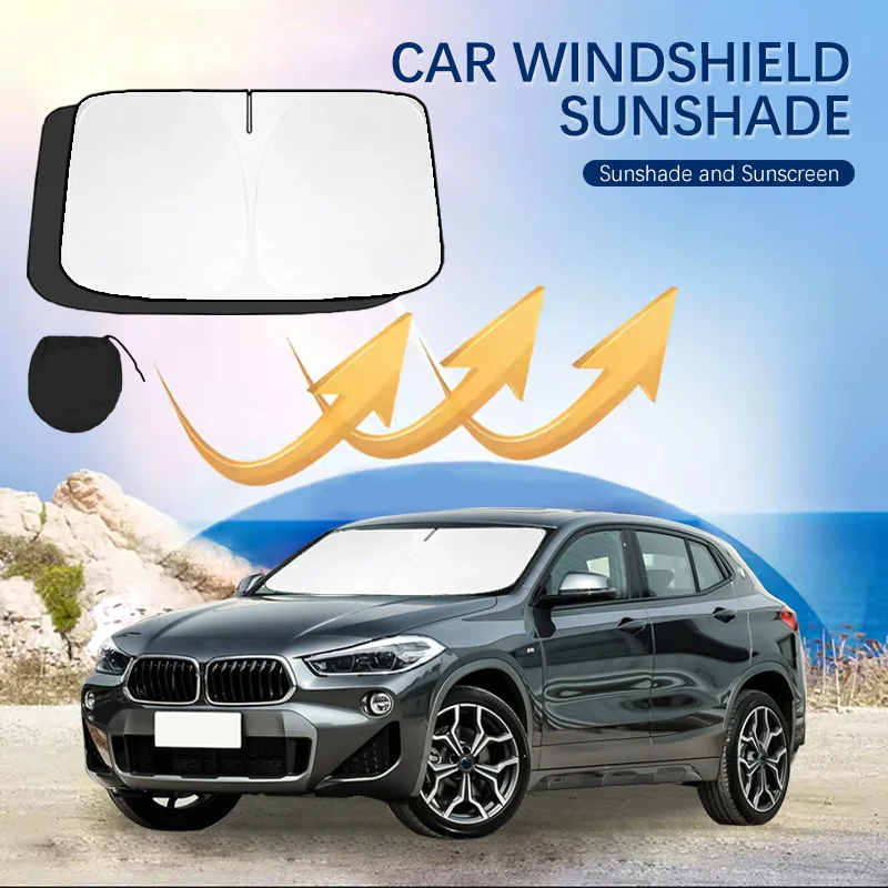Car Windshield Sun Shade Covers for Front Window Sunscreen UV Parasol ...