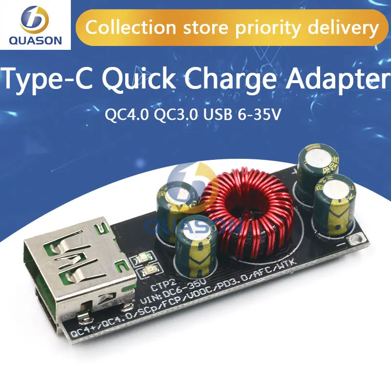 QC4-0-QC3-0-USB-Type-C-Mobile-Phone-Quick-Charge-Adapter-6-35V-Step ...