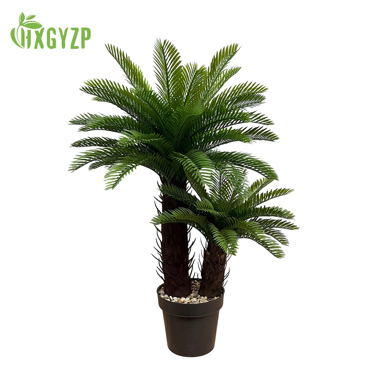 HXGYZP-Planta-Artificial-de-palma-de-coco-en-maceta-rbol-Tropical ...