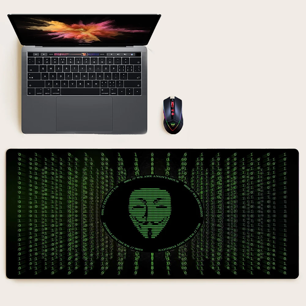 Hacker-mouse-pad-game-player-mouse-pad-rubber-non-slip-table-mat-game-accessories-computer ...