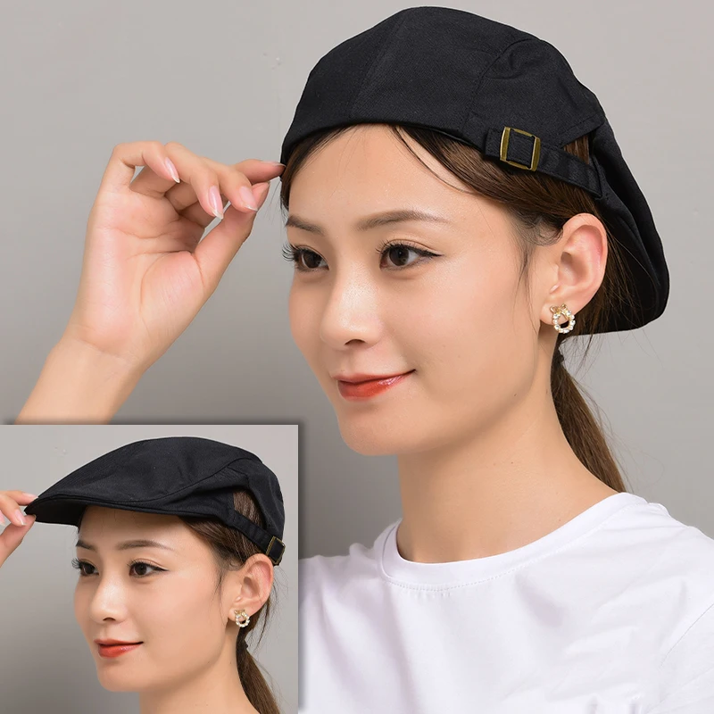 Women-s-Kitchen-Hats-Restaurant-Chef-Hat-Men-Bakery-Cook-Cooking-Cap ...