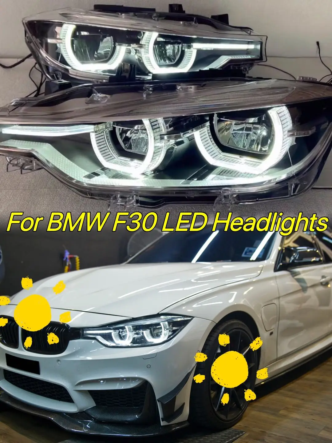 OEM-63117419633-Full-Led-LCI-Complete-For-F30-headlight-assembly-2015 ...