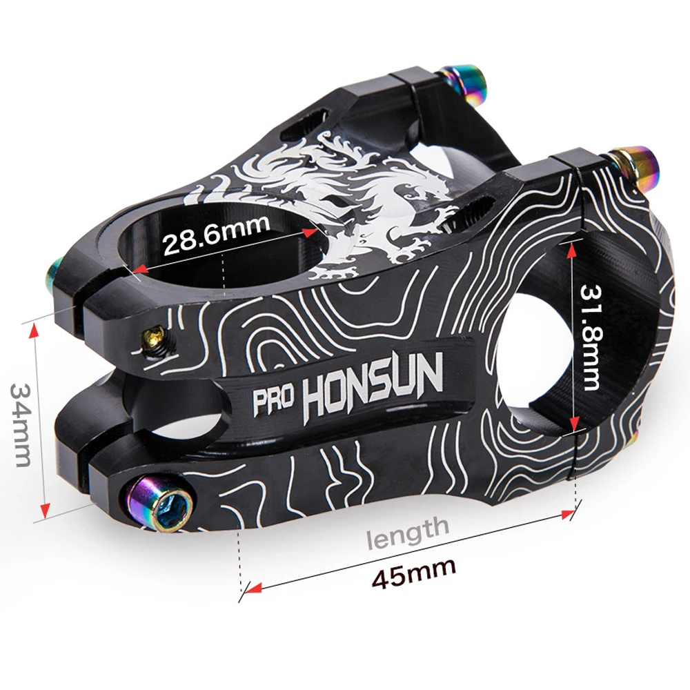 Mountain-Bike-Short-Stem-Accessories-Colorful-Aluminum-Alloy-31-8-45MM ...
