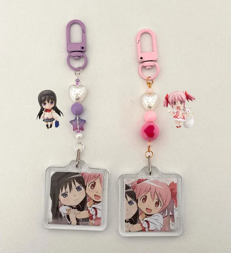 madoka magica matching keychains - AliExpress 36