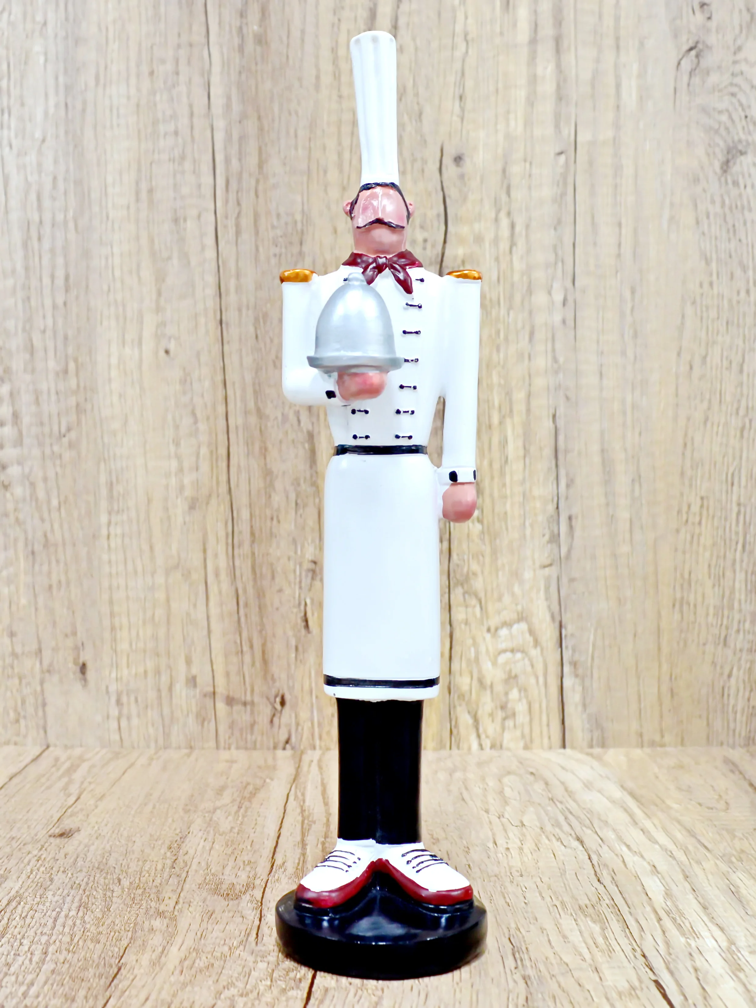 Holding Cake Plate Resin Chef Figurine Kitchen Decor Home Decoration ...