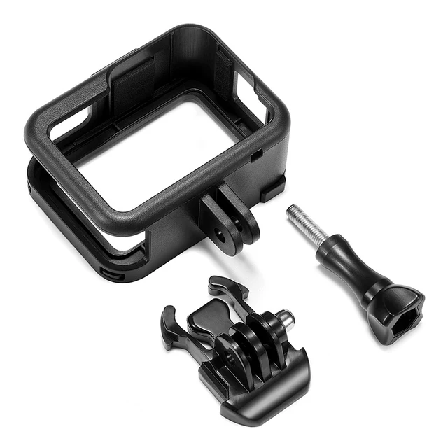 Protective Frame for GoPro Hero 8 Black Mount Microphone Vlog Cage ...