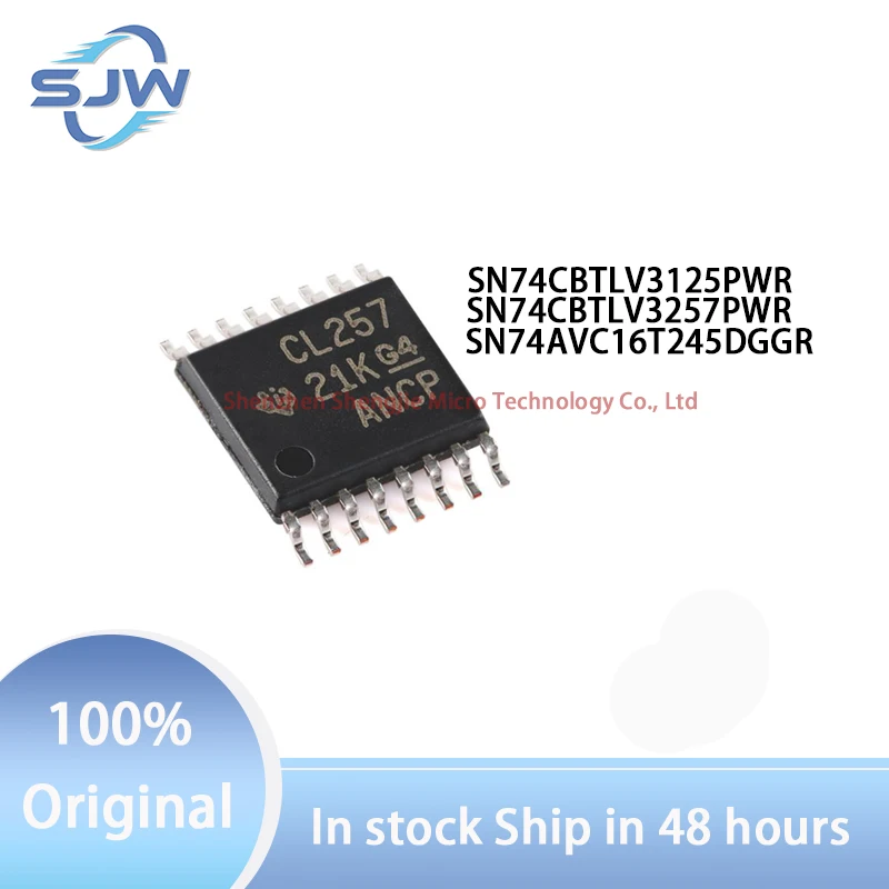 SN74CBTLV3125PWR-SN74CBTLV3257PWR-SN74AVC16T245DGGR-TSSOP14-TSSOP16-TSSOP48-Analog-switch ...