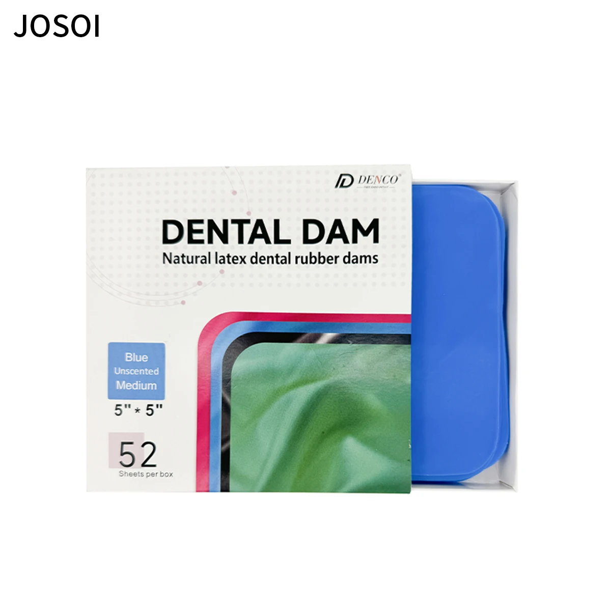 DENCO-1-Box-of-Top-Quality-Natural-Latex-Dental-Rubber-Dam-Non-Sterile ...