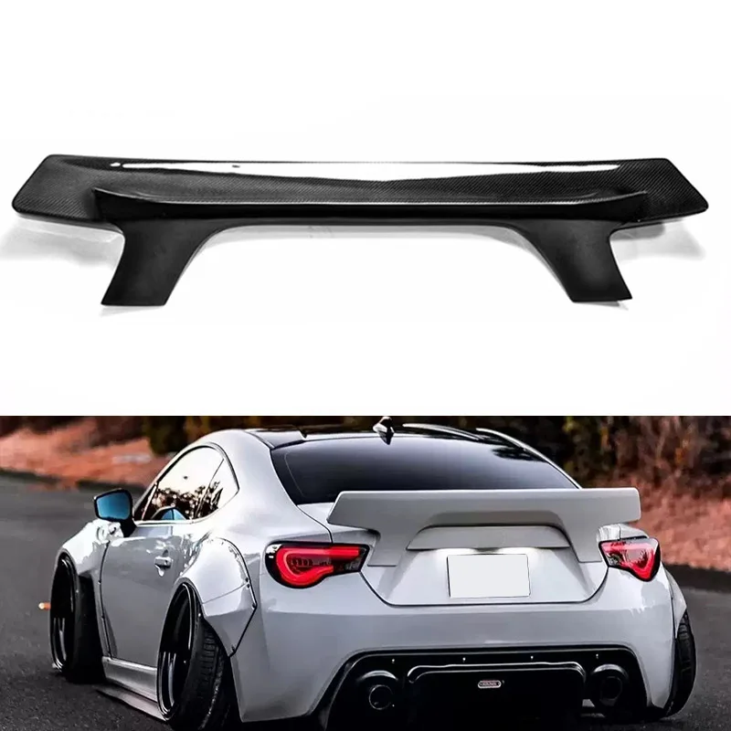 GT86-BRZ-Real-Carbon-Fiber-Fibre-Rear-Trunk-Spoiler-Big-Wing-Duck-Tail ...