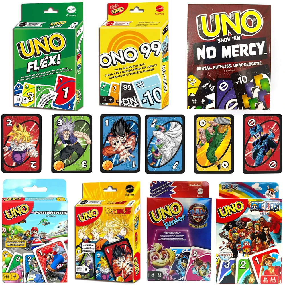 Juego-de-cartas-uno-flip-UNO-No-mercy-Matching-UNO-Phase-10-uno ...