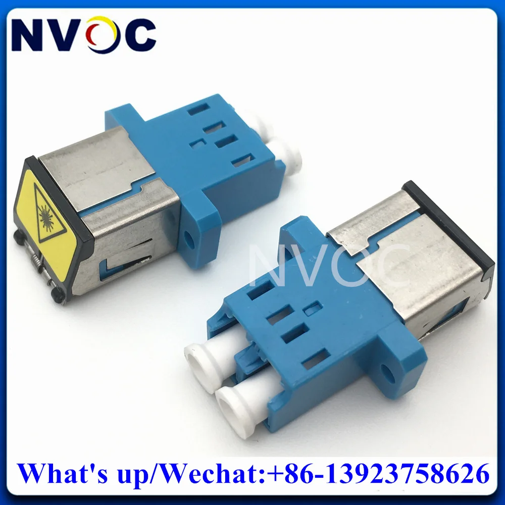 LCPC-LCUPC-Single-Mode-Duplex-Metal-Dust-Cap-Shutter-Fiber-Optic ...