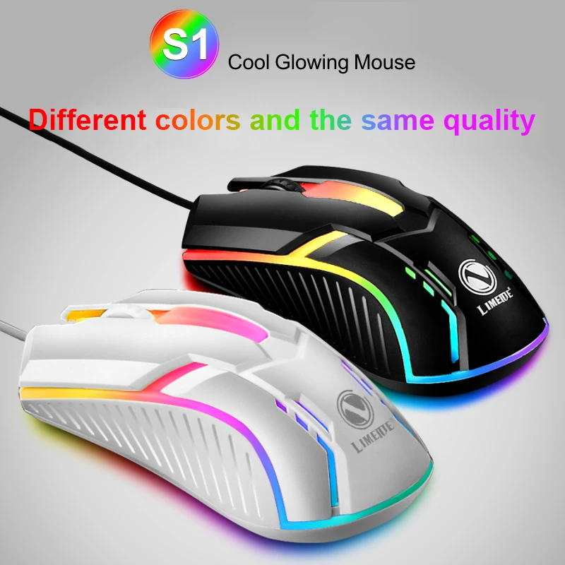 Glow-Mouse-Led-Luminous-Mice-For-Desktop-Laptop-S1-Usb-Mouse-3d-Anti ...