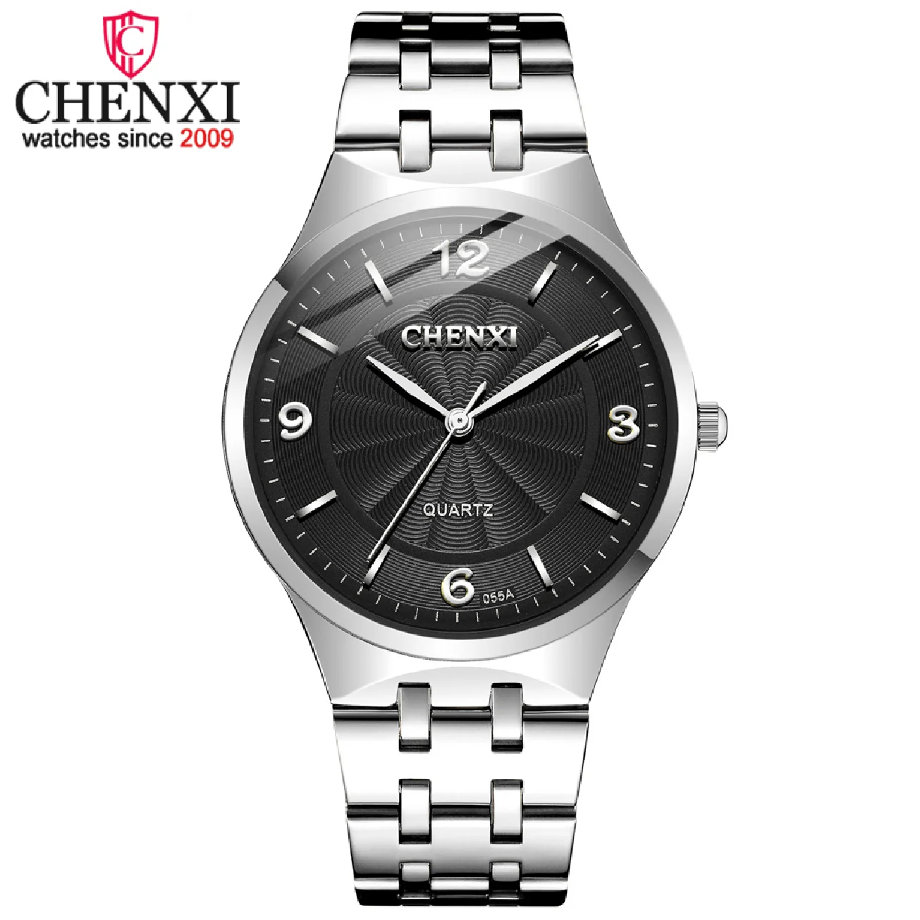 CHENXI Brand Original Luxury Famous Full Steel Couple Watches Lovers Quartz Clocks Rose Gold Men ...