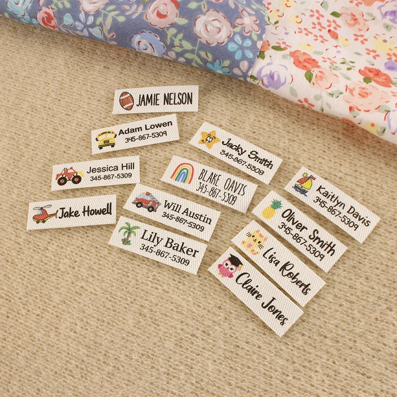 Custom Printed Fabric Tags
