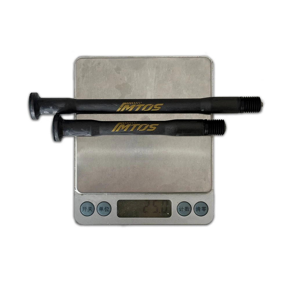 25-29g Ultralight Carbon Fiber Thru Axle with Replaceable Head – Fits ...