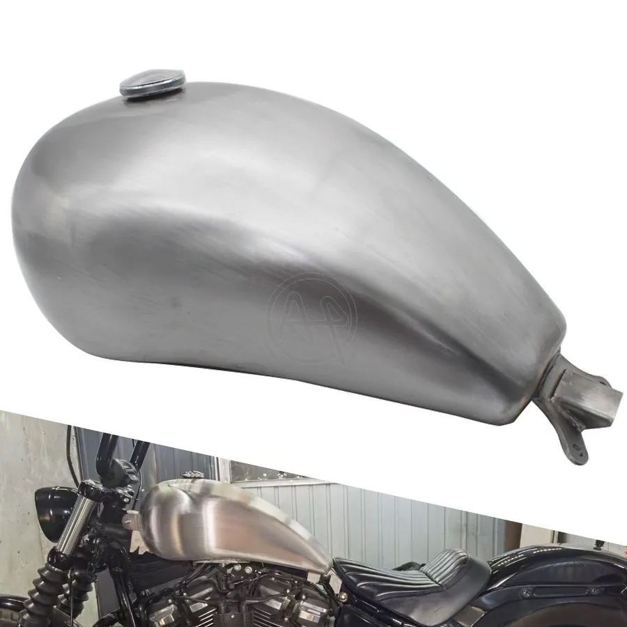 Motorcycle 18L 4.75 Gallon Gas Oil Fuel Tank Injection Vintage For ...