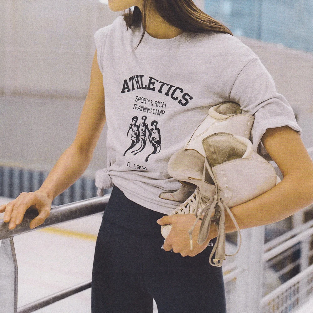 Rowling-Mirror-Letter-Graphic-Print-Vintage-Sports-Tees-Women-O-neck ...
