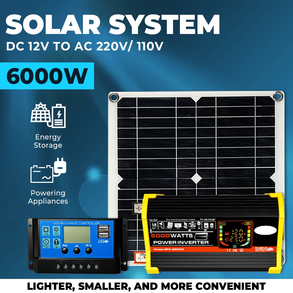 6000w-Solar-System-200w-Power-with-Battery-and-Inverter-30A-Solar ...
