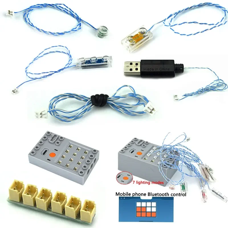 LED-Light-Bricks-USB-1-35pin-Hub-1X1-1x2-1x3-Building-Block-Bluetooth ...