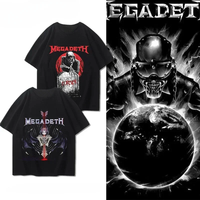Streetwear-MEGADETH-Band-Surrounding-T-shirt-Men-Women-tees-Cyberpunk ...