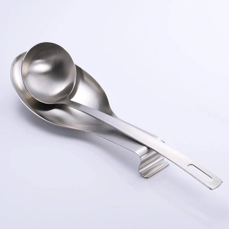Stainless-Steel-Spoon-shaped-Buffet-Tray-Food-Clip-Hotel-Restaurant ...