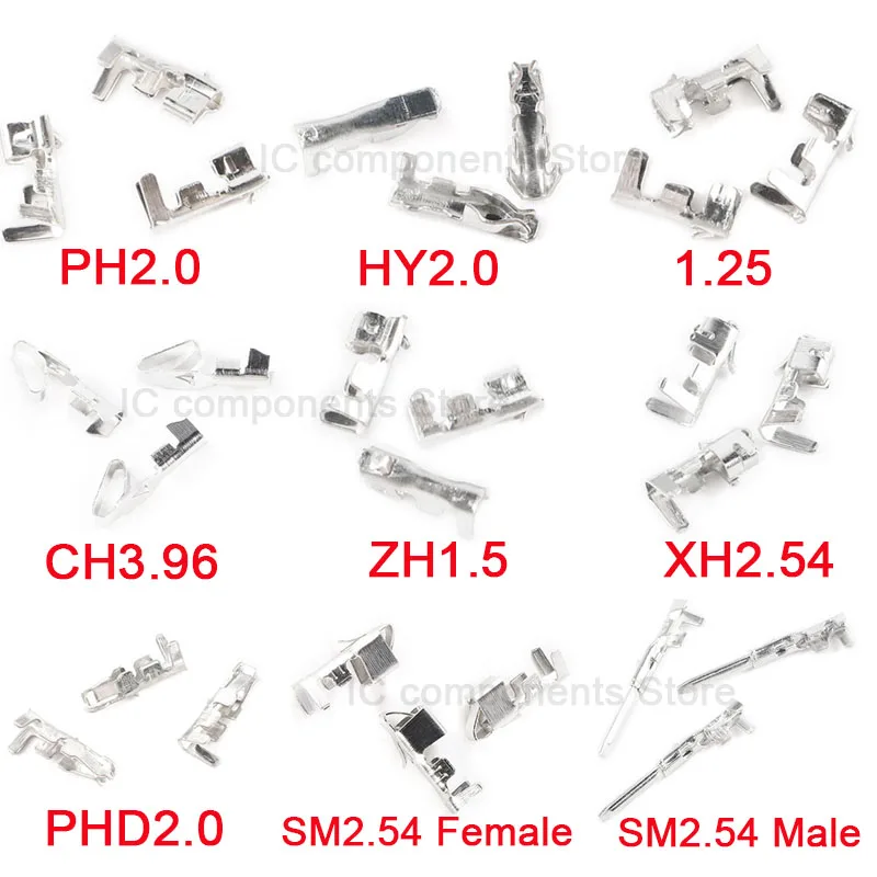 100pcs Line Pressing Terminal Reed XH2.54 PH2.0 CH3.96 VH3.96 KF2510 ...