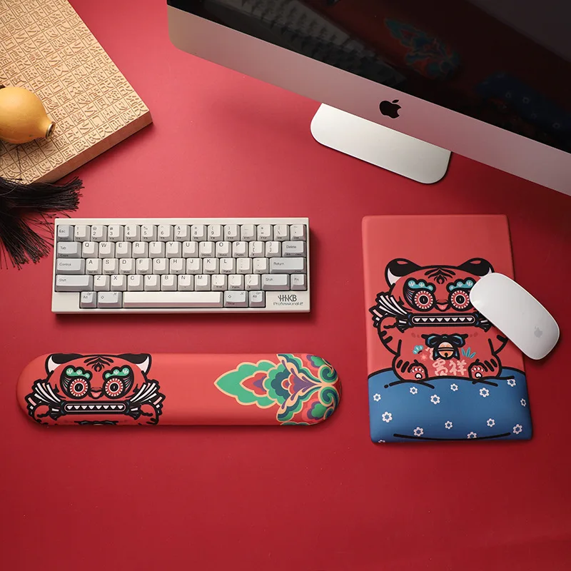 Mouse-Pad-Keyboard-Wrist-Rest-Set-Cute-Memory-Foam-Silicone-Ergonomic ...
