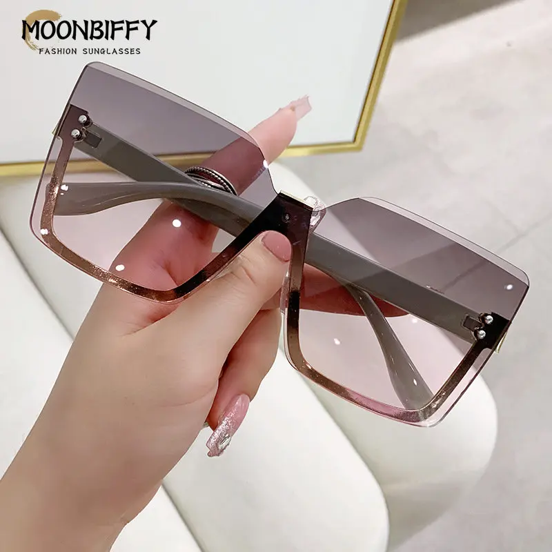 Diamond Cut-edge Sunglasses Ladies Vintage European and American Metal ...