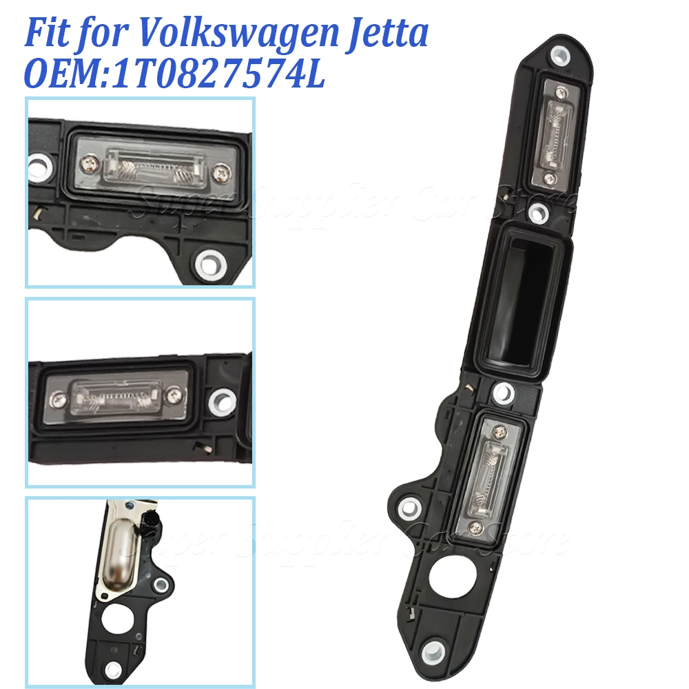 Car Tailgate Rear Trunk Lid Shake Handle Bar License Light Plate Micro ...