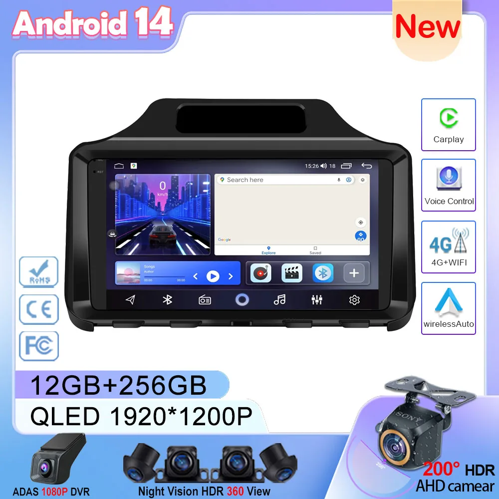 Android 14 For Toyota Scion IQ 2008-2016 Car Radio Android Auto Carplay ...