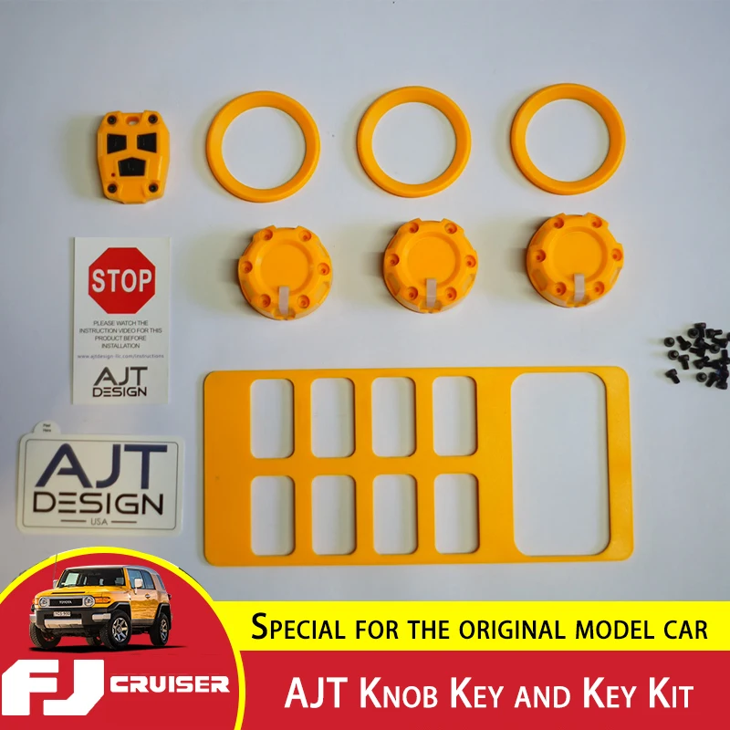 AJT-Knob-Key-and-Key-Kit-For-Toyota-Fj-Cruiser-Air-Conditioner-Knob ...