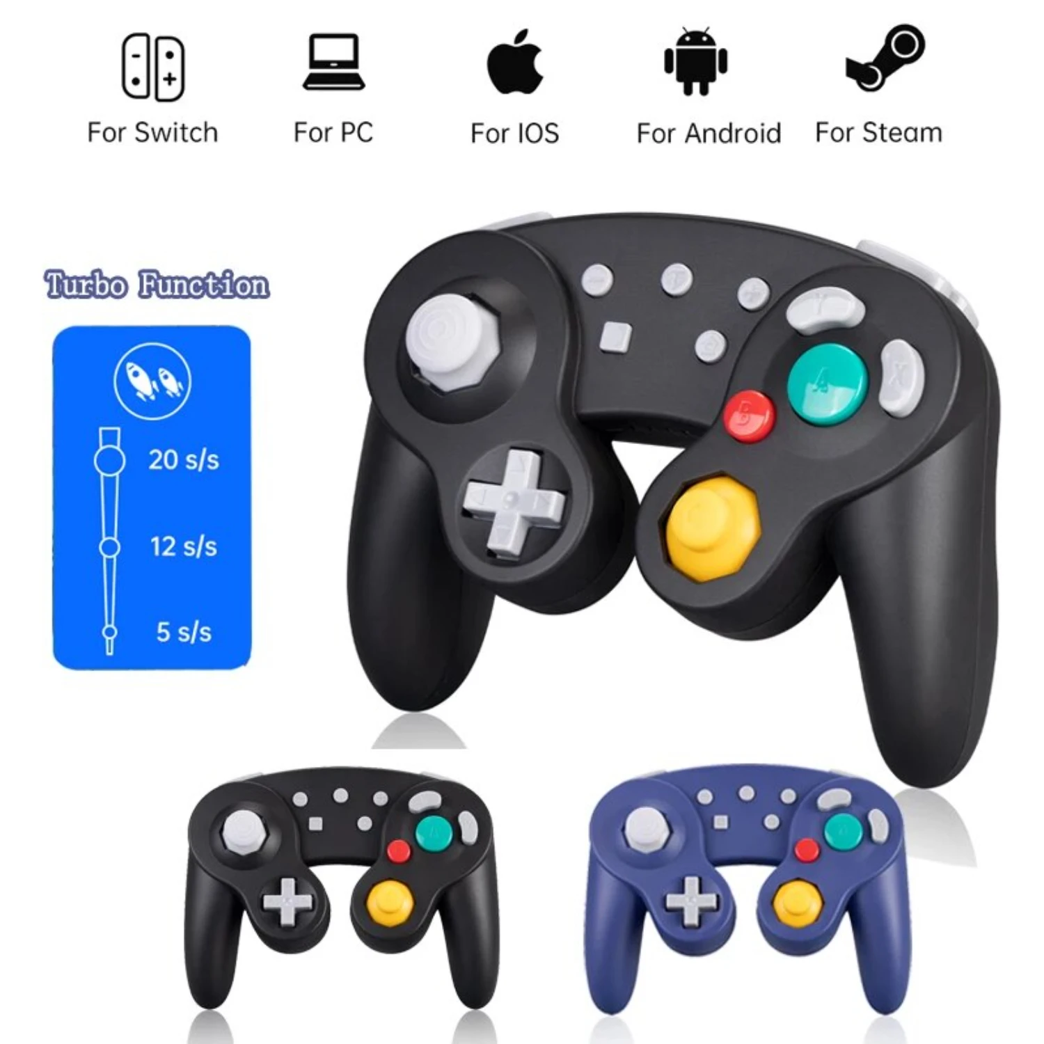 Gamecube-Gamepad-inal-mbrico-Bluetooth-controlador-GC-Compatible-con ...