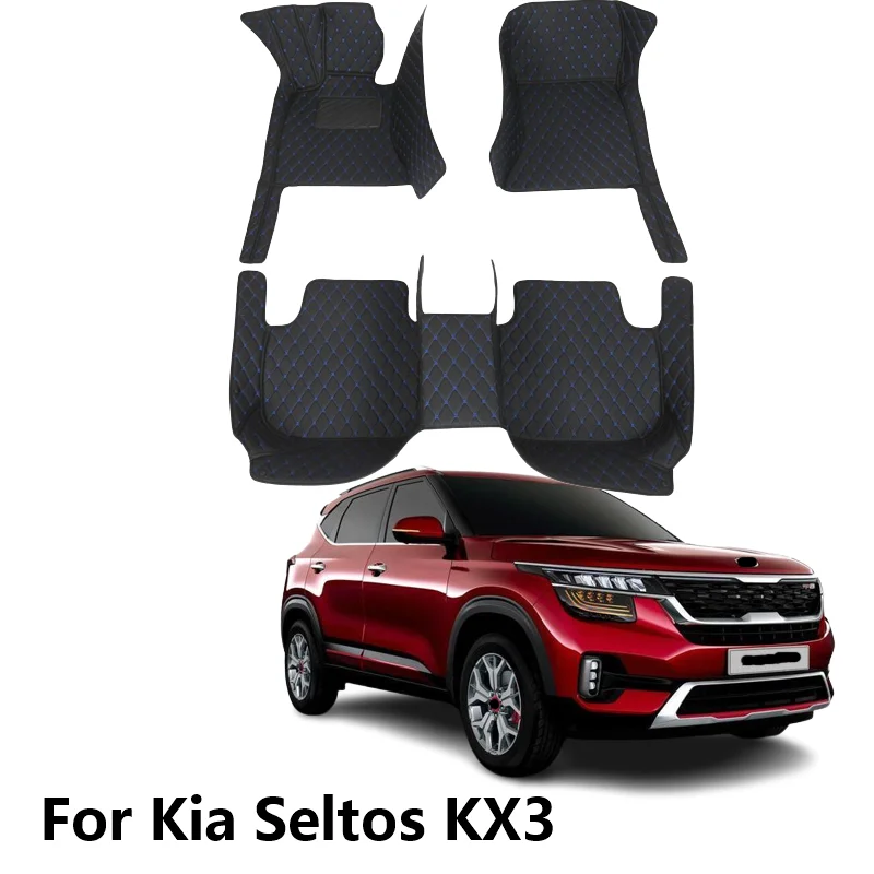 Car Floor Mats For Kia Seltos KX3 2023 2022 2021 2020 Auto Styling Custom Waterproof Carpets ...
