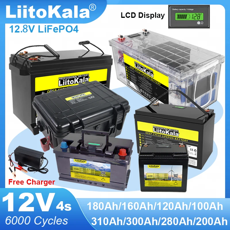LiitoKala-12V-12-8v-310Ah-280Ah-120AH-100Ah-LiFePO4-Battery-Lithium ...