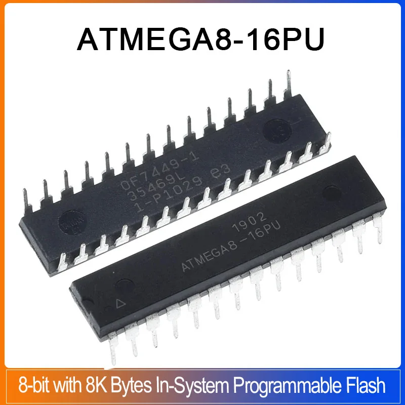 1-5-10PCS-ATMEGA8-16PU-DIP28-ATMEGA8A-PU-microcontroller-DIP-8-bit-with ...