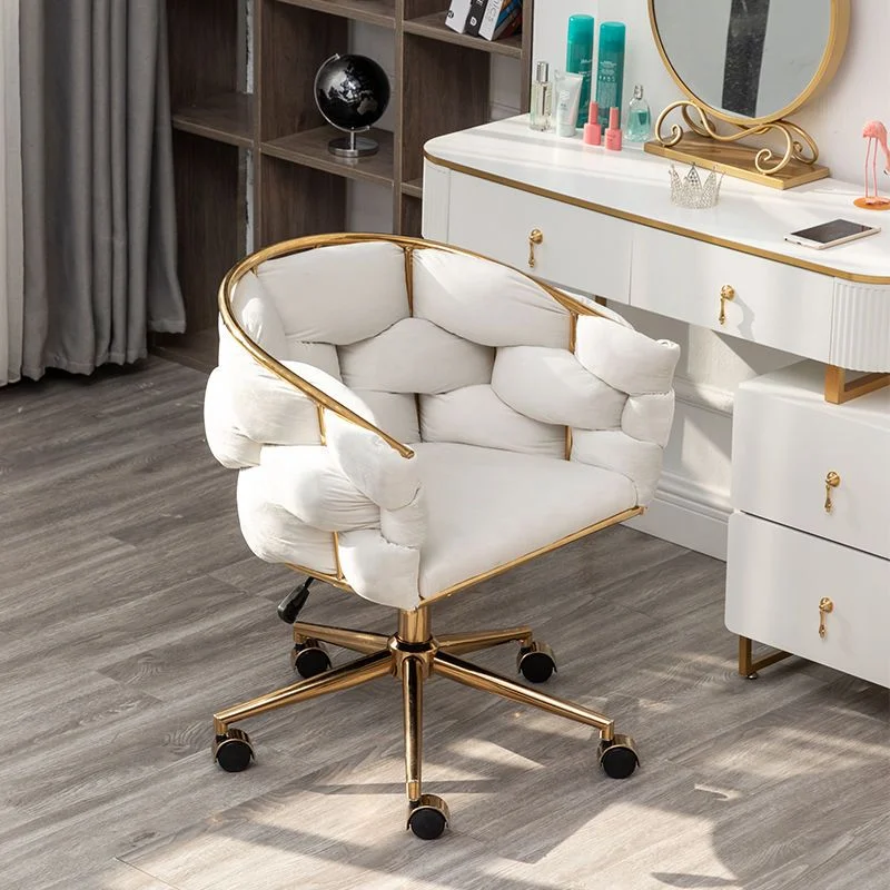Light-Luxury-Computer-Chair-Bedroom-Makeup-Chair-Home-Office-Swivel ...