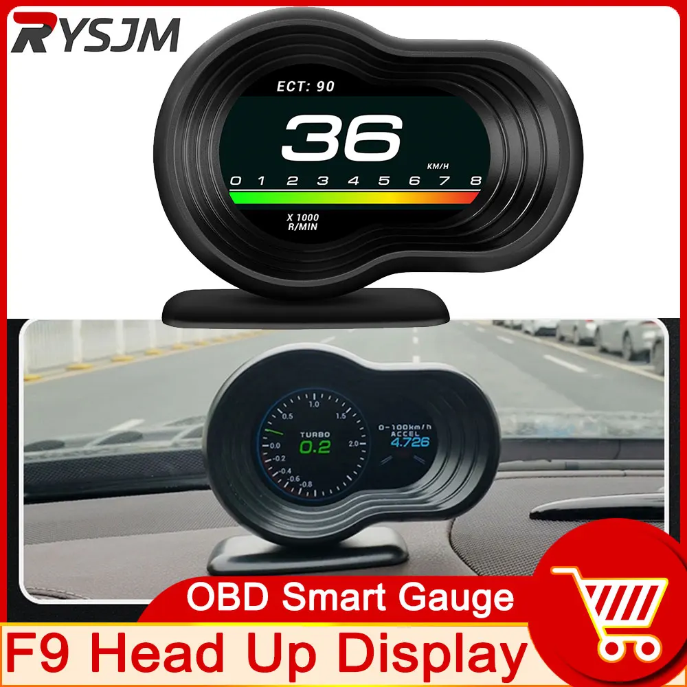 F9-OBD-HUD-Head-up-Display-On-board-Computer-Digital-Speedometer-Gauge ...