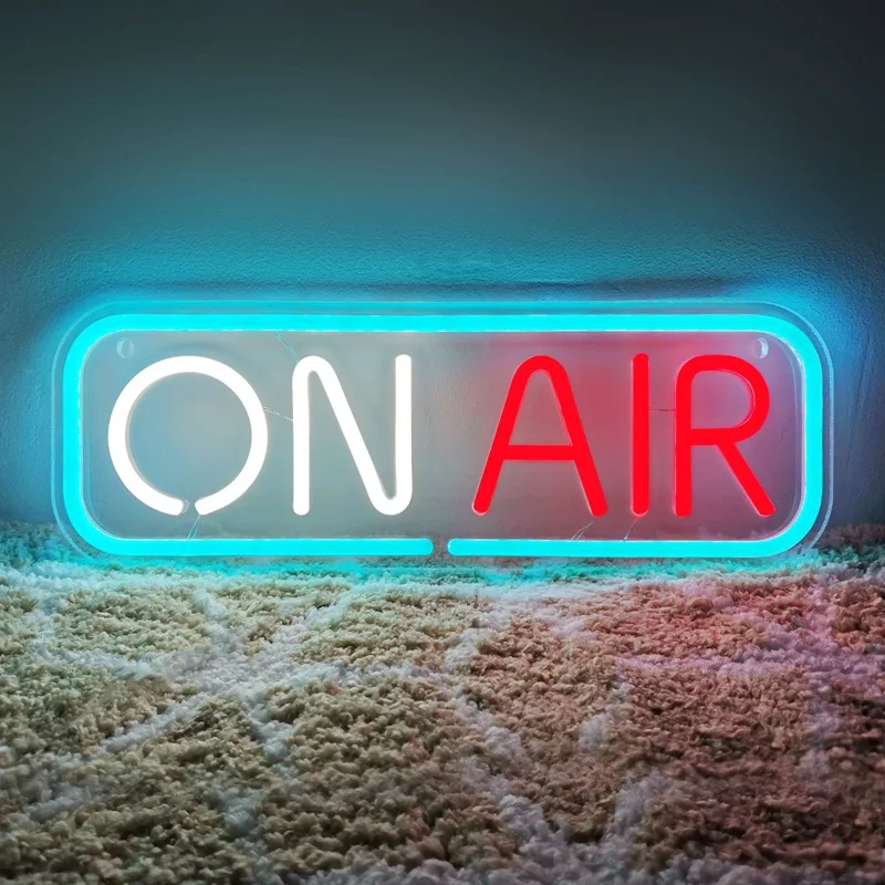 ON-AIR-LED-Neon-Light-Sign-Acrylic-Letters-Neon-Sign-USB-Dimmer-Switch ...