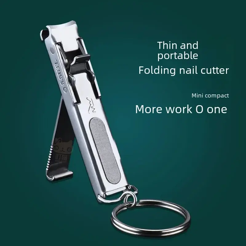 Ultra-Thin-Multi-Functional-Nail-Clippers-Stainless-Steel-Splash-Proof ...