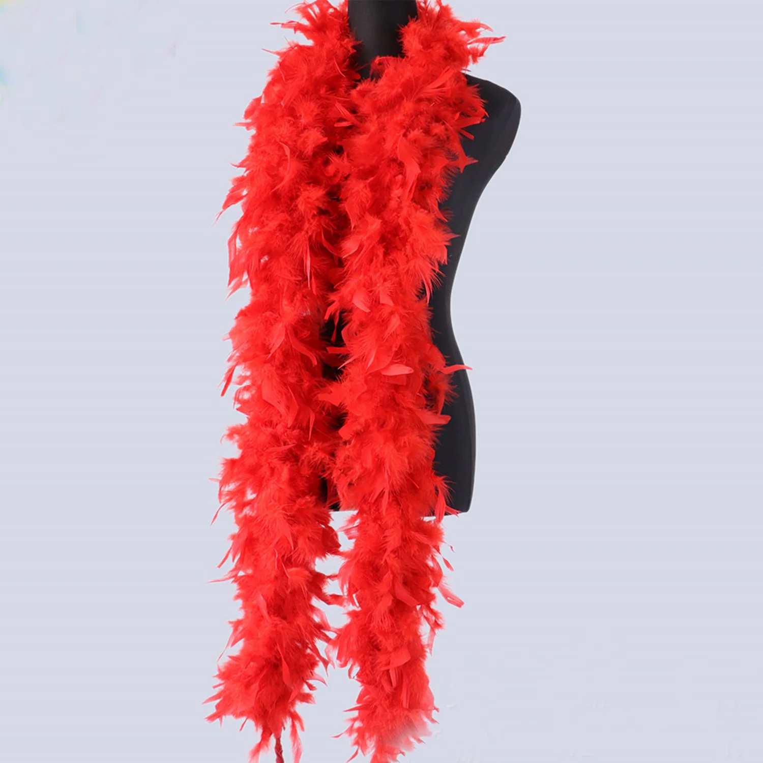 2m Puffy Turkey Feathers Boa Women's Carnival Neck Costume Accessory ...